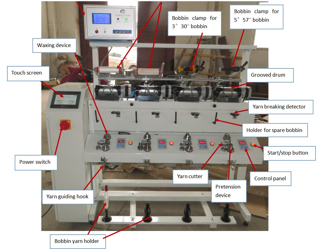 small size laboratory yarn winding machine - Anytester (Hefei) Co. Ltd