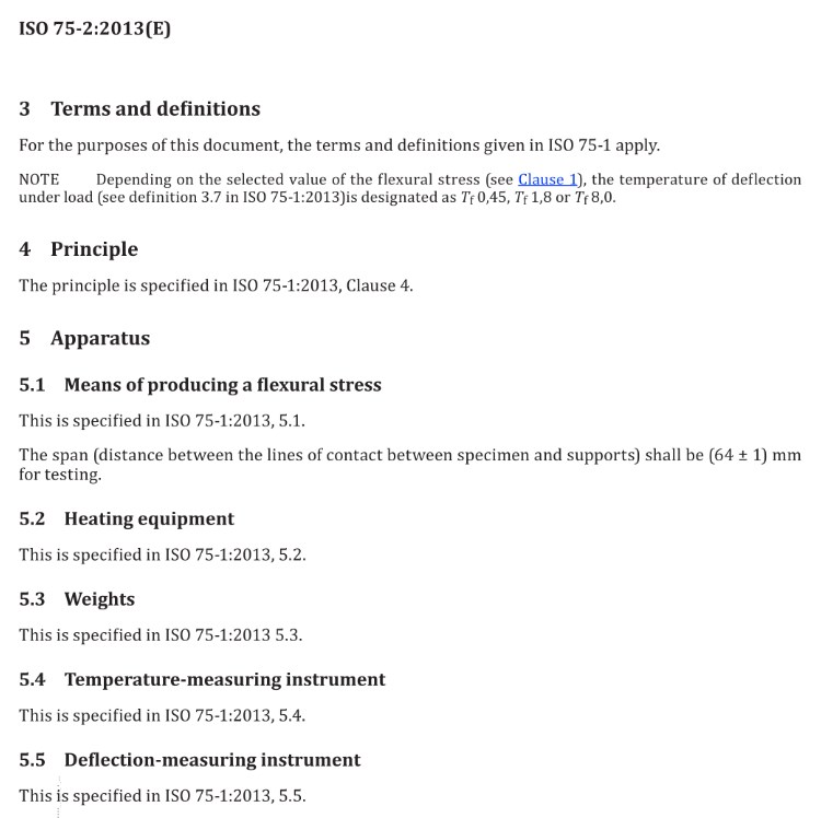 Introduction Standard ISO75 - Anytester (Hefei) Co. Ltd